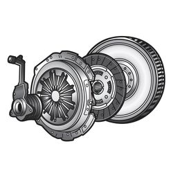 Valeo Kupplungssatz 4 KKIT - UMRUESTSATZ (CSC) 5.300N für OPEL Astra H 1.7 CDTI Meriva A Corsa CMk V (H) CDTi Combo 16V