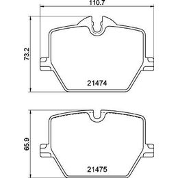 Brembo Bremsbelagsatz, Scheibenbremse mit ZubehörHinten Rechts Links für BMW 3 330 i 320 d xDrive Z4 sDrive 20 30 M40 M 340 e Plug-in-Hybrid 318 1.6