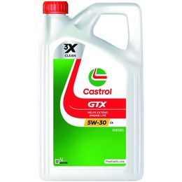 Castrol Motoröl 5W-30 GTX C4 5l HC Synthese Öl (Hydro-Cracked) 15F64F