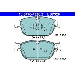 ATE Bremsbeläge vorne (13.0470-7328.2) für VOLVO Xc40 Xc90 II V60 V90 S90 Xc60