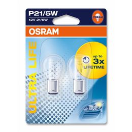 Osram Glühlampe, Blinkleuchte ULTRA LIFE 2x für CITROEN C4 Spacetourer 1.5 BlueHDi 130 HYUNDAI I30 2.0 BMW 3 318 td Jumpy HDi 95 1.9 TD FORD Focus