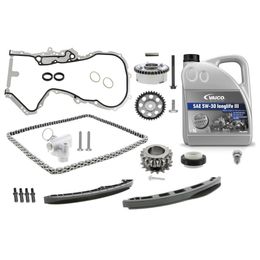 VAICO Steuerkettensatz EXPERT KITS + mit Zubehör 5.0Lfür SEAT Alhambra 1.4 TSI VW Golf VI Jetta IV Tiguan 4motion Touran Beetle Plus V Scirocco III