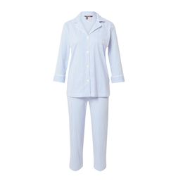 Lauren by Ralph Lauren Lauren Ralph Lauren Pyjama Damen Gr&ouml;&szlig;e L hellblau / wei&szlig; Winterkleid