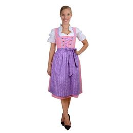 Edelnice Dirndl, rosa|weiß