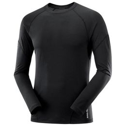 Salomon - Cross Run L/S Tee - Laufshirt Gr S schwarz