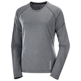 Salomon - Women's Cross Run L/S Tee - Laufshirt Gr M grau