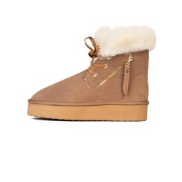Gooce Snow Boots 'Agarita' Damen Gr&ouml;&szlig;e 36 beige / hellbraun