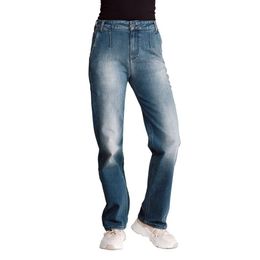 Zhrill Mom-Jeans Jeans Schlaghose LOU Blue angenehmer Tragekomfort