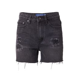 A&eacute;ropostale Shorts 'OTHER' Damen Gr&ouml;&szlig;e 24 black denim