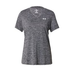 Under Armour Funktionsshirt 'Twist' Damen Gr&ouml;&szlig;e S graumeliert / wei&szlig;