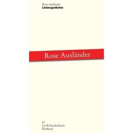 Liebesgedichte - Rose Ausländer, Taschenbuch
