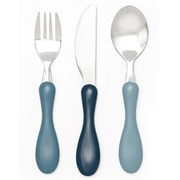 Sebra Kinderbesteck-Set LITTLE 3er-Set in powder blue