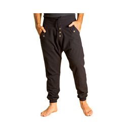 PANASIAM Wellnesshose Yogipants classic bequeme Freizeithose wie Aladinhose Unisex für Damen und Herren Haremshose Tunnelzug vorne Gummiband hinten