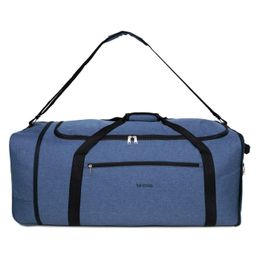 Hauptstadtkoffer Weichgepäck-Trolley Blnbag M4, 2 Rollen, Reisetasche Duffle Bag Reisegepäck Aufgabegepäck, blau