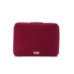 Hama Laptoptasche Gepolsterte Laptoptasche, Schutzhülle Notebook für 13,3 bis 14,1 Zoll, 34 bis 36 cm, 360° Rundumschutz, super schlank, Material Jersey, rot