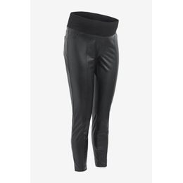 next Umstandshose Nahtlose Umstandshose aus Kunstleder Skinny Fit (1-tlg)