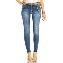 be styled Röhrenjeans Stretchjeans Hose enge Röhrenjeans high waist Hose