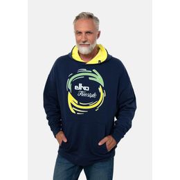 Elho Hoodie LUZERN 89, blau|schwarz