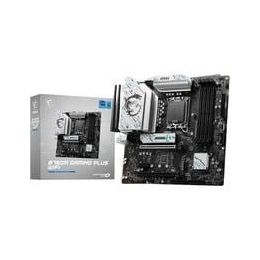MSI B760M GAMING PLUS WIFI, Mainboard schwarz/silber