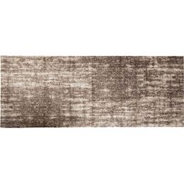Fußmatte Salonloewe Teppiche Gr. B/L: 190 cm x 75 cm, 7 mm, 1 St., grau (taupe) Fußmatten einfarbig