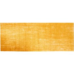 Fußmatte Salonloewe Teppiche Gr. B/L: 75 cm x 50 cm, 7 mm, 1 St., gelb Fußmatten einfarbig