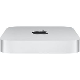 Apple Mac mini Mac Mini (Apple Apple M2 M2, 10‑Core GPU, 24 GB RAM, 512 GB SSD, Luftkühlung), silberfarben