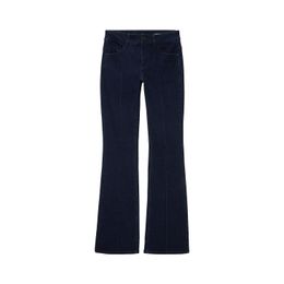 Tom Tailor Damen Alexa Narrow Bootcut Jeans, blau, Uni, Gr. 31/32