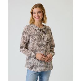 Brian by Brian Rennie Seidenbluse mit Schlangenprint