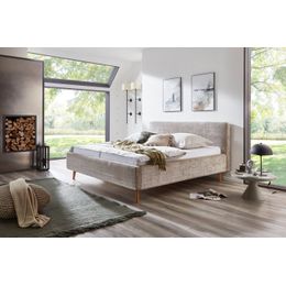 Meise Möbel meise.möbel Polsterbett Primavera, mit Motor, elektrisch verstellbares Lattenrost, wahlweise mit Matratze, beige