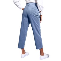 Cordhose Stehmann Gr. 22, Kurzgrößen, blau (taubenblau) Damen Hosen Cordhosen