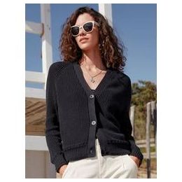 Strickjacke aus 100% Baumwolle Supima Peter Hahn mehrfarbig, 50