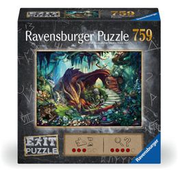 Ravensburger Puzzle EXIT, Puzzle, In der Drachenhöhle, 759 Puzzleteile, Made in Germany; FSC® - schützt Wald - weltweit, bunt