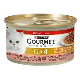 Gourmet Gold Delights in Sauce mit Purina -Lachs 85 Gramm