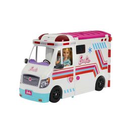 Barbie Emergency Vehicle Transforming Ambulance and Care Clinic with 20+ Pieces