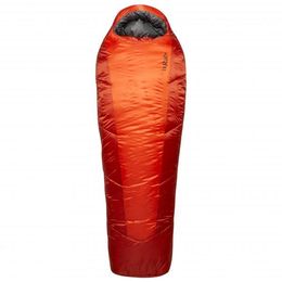 Rab - Solar Eco 4 - Kunstfaserschlafsack Gr bis 185 cm Körperlänge Zip: Left Rot
