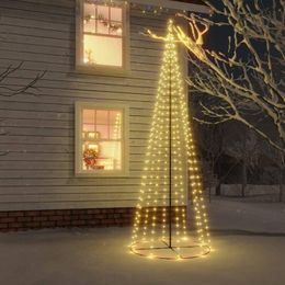 LED-Weihnachtsbaum Kegelform Warmweiß 732 LEDs - Weiß - Prolenta Premium