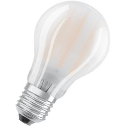 Osram LED-Lampen, klassische Kolbenform, 40 Watts Ersatz, E27, A-shape, 2700 Kelvin, Warm weiß, Klares Glas, single Pack
