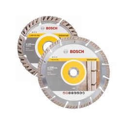 Bosch - Set 2 Diamanttrennscheiben 125 mm/230 mm Sonderzubehör Maurer - 06159975H9