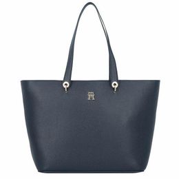 Tommy Hilfiger Emblem Shopper Tasche 35 cm space blue