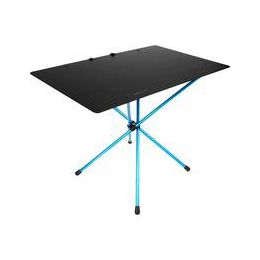 Helinox Camping-Tisch Café Table Wide 13889 schwarz/blau, Black Material: Kunststoff, Gestell aus Aluminium Tischplatte: 60 x 90 cm Eigenschaften: Wetterfest, UV-beständig, Falt-/Klappbar