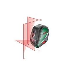 Bosch Kreuzlinienlaser UniversalLevel 3 grün/schwarz, rote Laserlinien, Reichweite 10 Meter Laser Klasse: 2 Arbeitsbereich: 10 Meter Projektion: 3 Linie(n) und 1 Punkt(e) Nivellierung: 1 mm/m