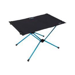 Helinox Camping-Tisch Table One Hard Top 11008 schwarz/blau, Black Material: Polyester, Gestell aus Aluminium Tragfähigkeit: 50 kg Tischplatte: 40 x 60 cm Eigenschaften: Wetterfest, UV-beständig, Falt-/Klappbar