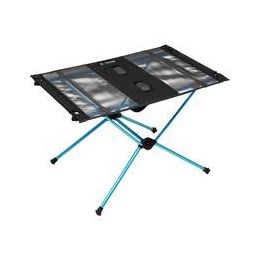 Helinox Camping-Tisch Table One 11001 schwarz/blau, Black Material: Polyester, Gestell aus Aluminium Tragfähigkeit: 50 kg Tischplatte: 40 x 60 cm Eigenschaften: Wetterfest, UV-beständig, Falt-/Klappbar