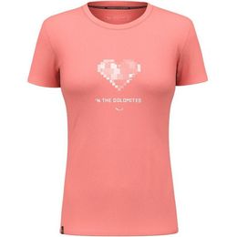 Salewa Funktionsshirt PURE HEART DRY W T-SHIRT 6350 lantana pink