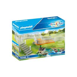 Playmobil® Konstruktionsspielsteine Family Fun Erweiterungsset Erlebnis-Zoo