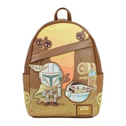 Loungefly Minirucksack Star Wars by Loungefly Rucksack Mini Mandalorian and Grogu (1-tlg)