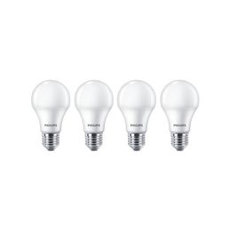 Philips LED-Lampe Standard 10W/827 (75W) Frosted 4-pack E27