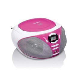 Lenco SCD-300 pink - FM - Stereo - Pink *DEMO*