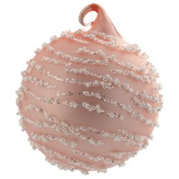 GreenGate Weihnachtsbaumkugel Inge-Marie Weihnachtskugel pale pink 8cm