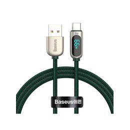 Baseus Display Cable USB to Type-C 66W 1m (green)